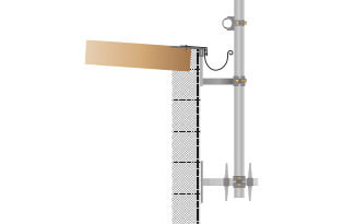 Dachrandgerüst - Temporäre Absturzsicherung am Flachdachrand